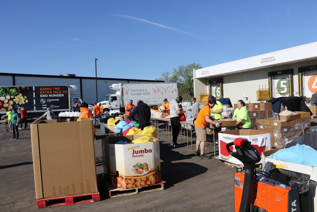 Food Bank of Iowa Holds Drive-Thru Distribution Event Serving over ...