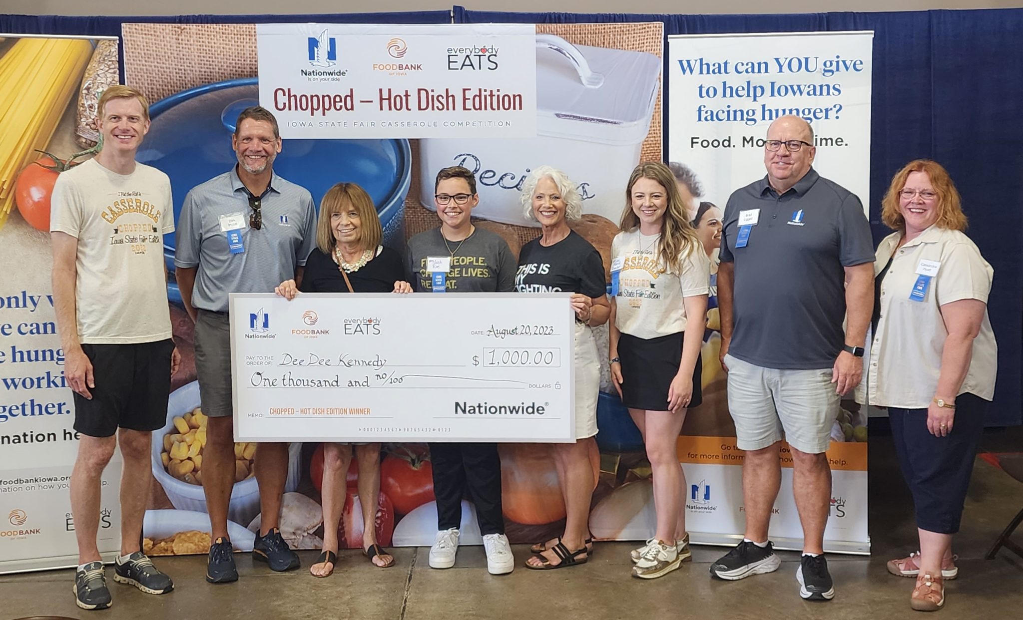 DeeDee Kennedy wins state fair casserole contest - Food Bank of ...