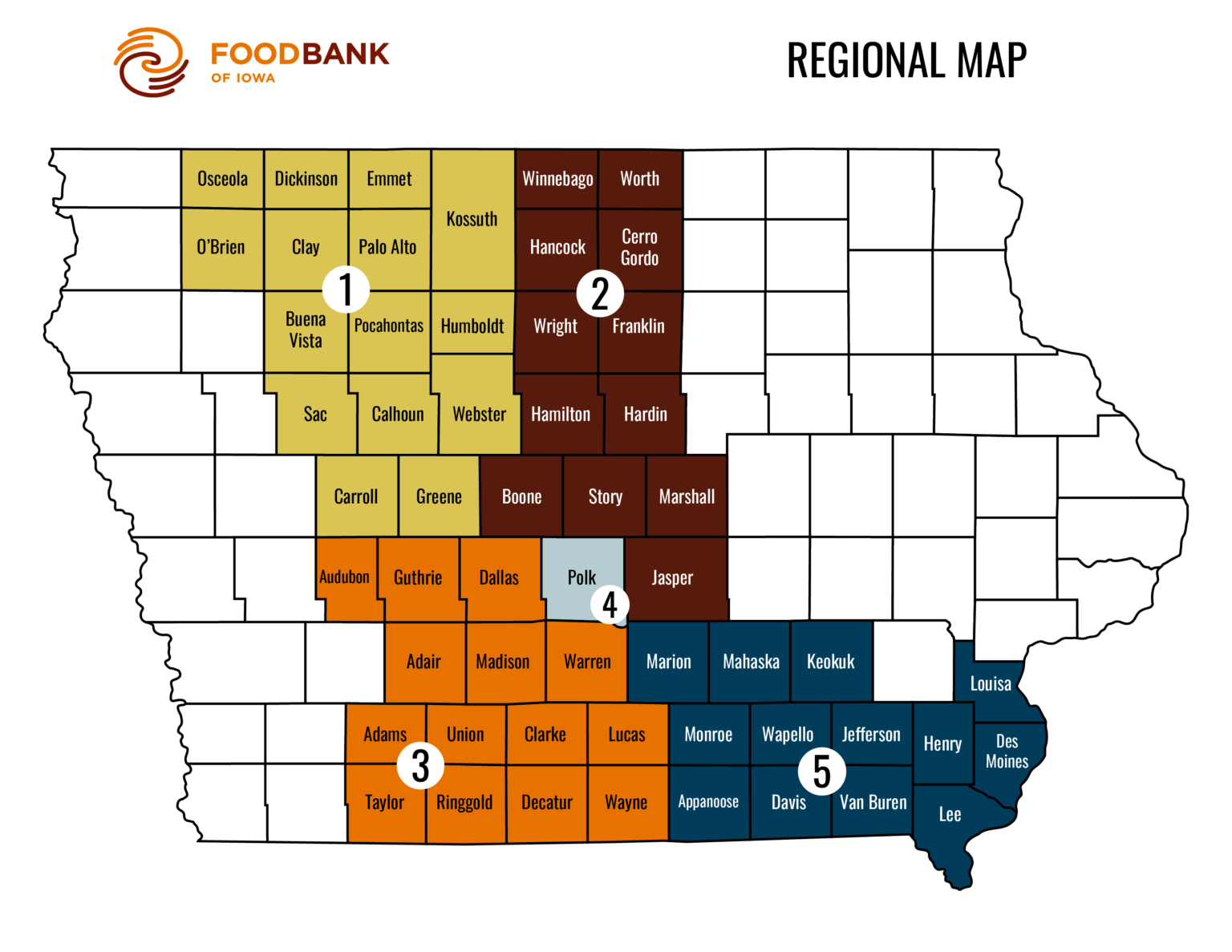 Regional Partnership Coordinators - Food Bank of IowaFood Bank of Iowa