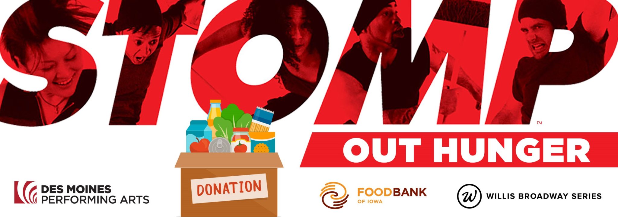 Des Moines Performing Arts works to STOMP Out Hunger - Food Bank of ...