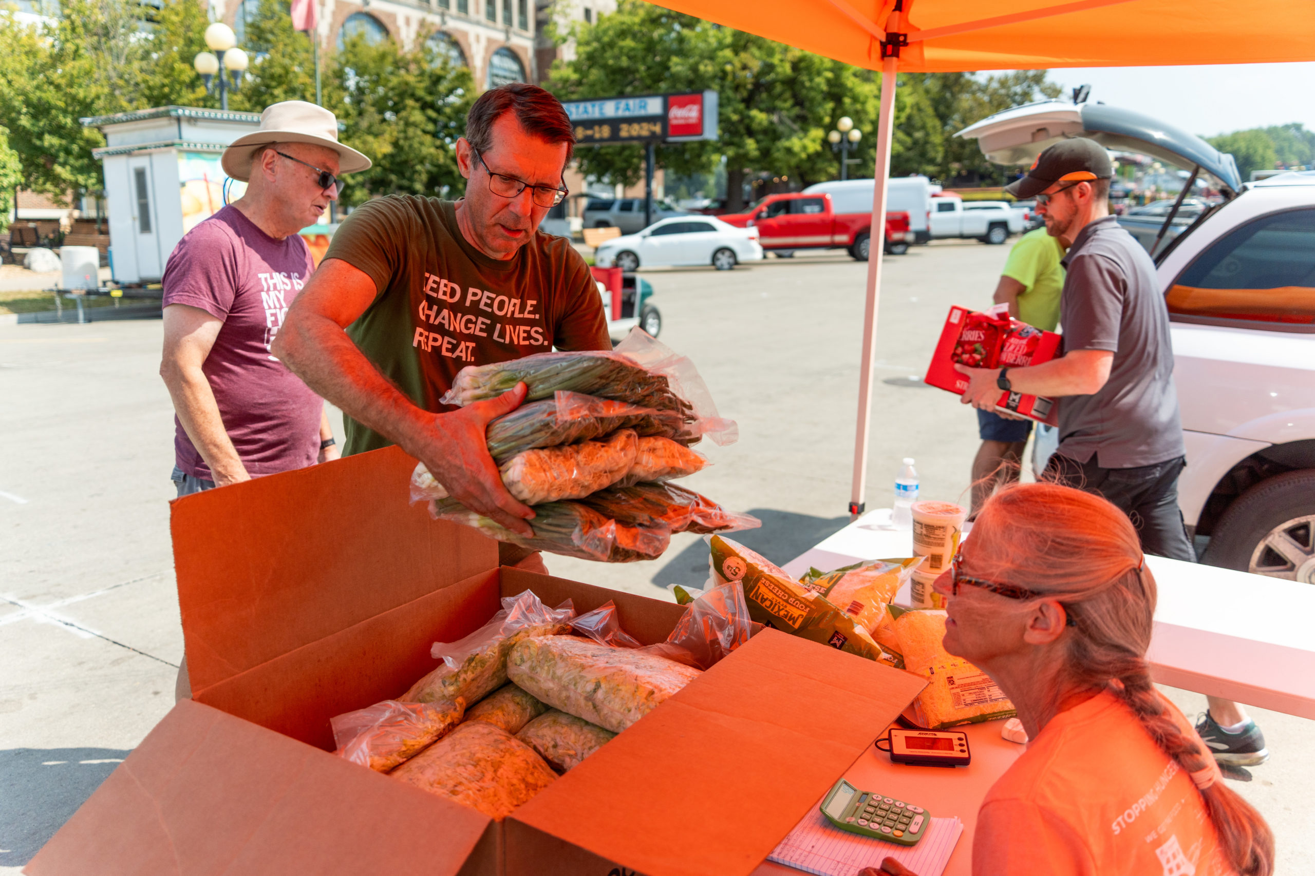 Food Bank of Iowa receives 6,000 pounds of food from Iowa State Fair ...